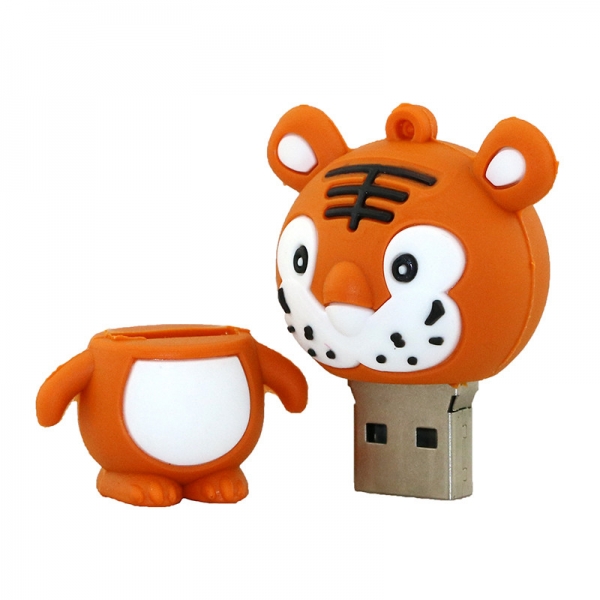 Tiger Animal Shaped Novelty USB Flash Drives Cool Memory Sticks